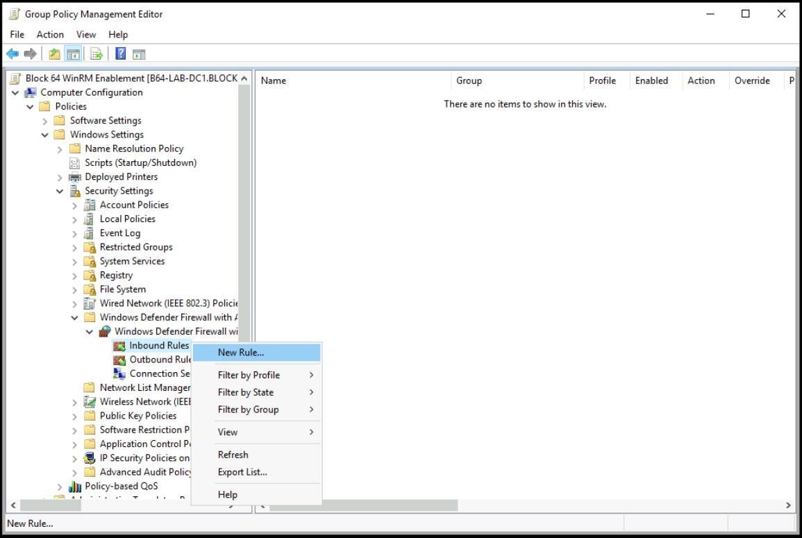 How to enable WinRM with GPO