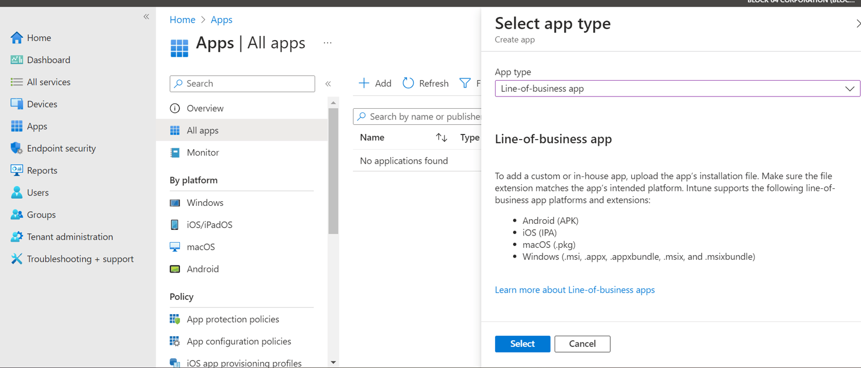 Deploying Block 64 Discovery Agent via InTune